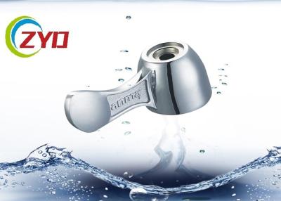 China Bathroom Faucet Accessories Zinc Die Casting 30 / 40MM Faucet Cartridge Handle for sale