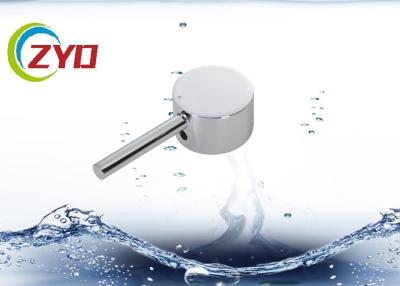 China Customized Size Replacement Kitchen Tap Handles , Zinc Silver Lever Tap Handles for sale