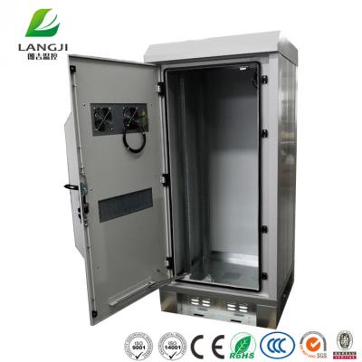 China Armário exterior das telecomunicações da dupla camada 30U com permutador de calor à venda