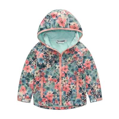 China Custom children boys and girls softshell jacket kids printed fashion autumn & spring coat for sale