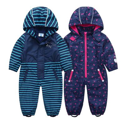 Cina tuta della pioggia di personalizzazione dell'OEM della tuta dei bambini del bambino che stampa l'abbigliamento impermeabile globale incappucciato del modello per i bambini in vendita