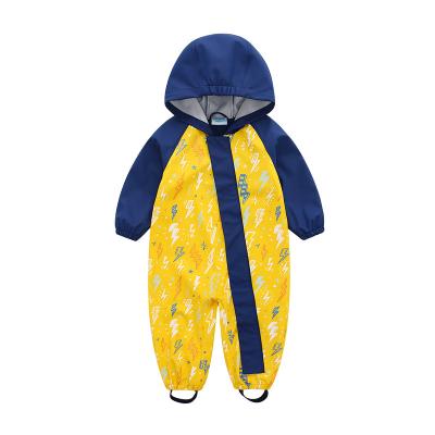 Cina Vestito incappucciato della pioggia dei bambini della pioggia dell'unità di elaborazione dei bambini della manifattura dell'OEM della pioggia dei pantaloni dei bambini svegli impermeabili globali del fumetto in vendita