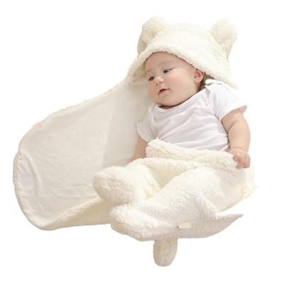 Cina La coperta incappucciata dell'involucro del bambino infantile unisex tosa neonato fascia il sacco a pelo dei bambini delle coperte che fascia il mese generale 0-12 in vendita