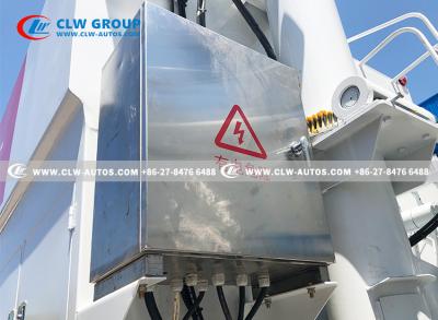 China 10tons bulk van het het Lichaamsgevogelte van de Voervrachtwagen het Landbouwbedrijfkip Duck Pig Feed Transport Te koop