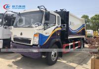 China 10cbm HOWO Garbage Compactor Truck 154hp Cummins Diesel Refuse Trash Compactor Machine for sale