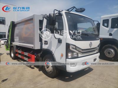 China Dongfeng Hydraulic Type Compressed Garbage Truck Mini Capacity 3000liters Gallons for sale