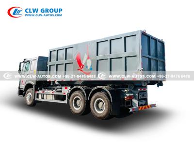 Cina SINOTRUK 336HP Camion della spazzatura con guida a destra con contenitore per rifiuti aperto multi roll-off in vendita