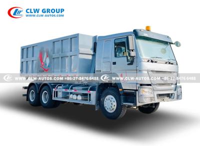 Cina SINOTRUK 336HP Camion della spazzatura con guida a destra con contenitore per rifiuti aperto multi roll-off in vendita