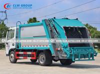 China Dongfeng 6CBM Rear Loader Compressed Garbage Truck 4x2 8000kg GVW for sale