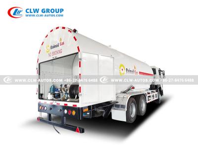 Китай тележка доставки распределителя пропана тележки 24cbm LPG Bobtail продается