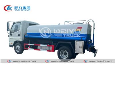 China Foton Aumark RHD Carbon Steel Water Tank Truck 8000L For Spraying for sale