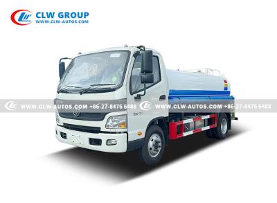 China Foton Rhd Water Sprinkler Mobile Delivery Water Truck 6CBM for sale