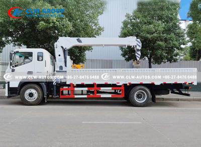 China Foton 6ton Straight Arm Truck Mounted Crane Heavy Towing Working Arm Loading Truck for sale