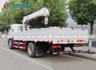 China Foton 6ton Straight Arm Truck Mounted Crane Heavy Towing Working Arm Loading Truck for sale