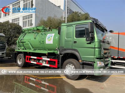 Cina Camion di aspirazione delle acque luride di vuoto di Howo 4x2 160HP 8cbm in vendita