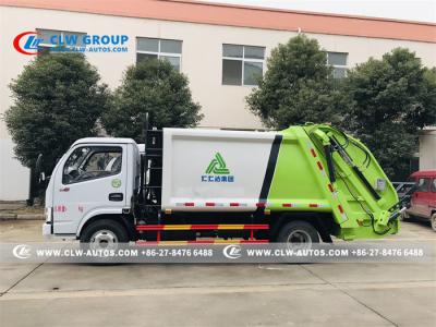 China Dongfeng 4X2 6 wheels 5cbm Compression Garbage Truck for sale