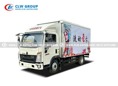 China Mobile LED Stage Truck with 4200×2200×2300mm Body Dimensions and 7400×3000mm Deployed Stage Featuring Full Hydraulic Operation for sale