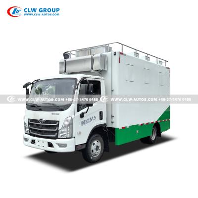 China Foton Linghang M5 Mobile Kitchen Truck with China National VI Emission Standards 150 HP Diesel Engine and Fully-Equipped Kitchen for sale