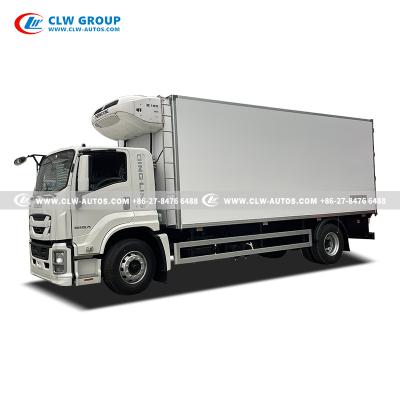 China ISUZU 4x2 240HP Refrigerated Van Truck with 41.5 m³ Capacity and THERMO KING T-800 Cooling System for sale