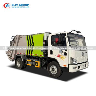China FAW J6F 6m³ Garbage Compactor Truck with Anti-Leakage Sealing for Efficient Waste Management for sale