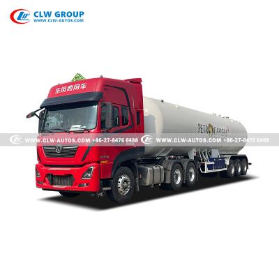 China 25 Ton Capacity LPG Tank Trailer with Q345R Steel Construction and Tri-Axle Heavy-Duty Chassis for sale