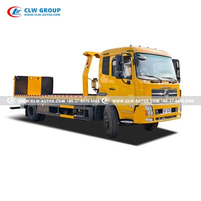China Dongfeng Tianlong 4×2 8-10 Ton Wrecker Truck with One-to-Two Towing and Hydraulic Winch for sale
