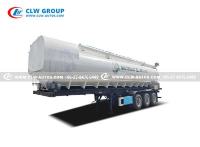 China 50m³ Bulk Feed Semi-trailer with Hydraulic Auger System and Carbon Steel Construction for sale