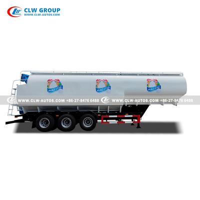 China 65m³ Huge Volume Bulk Feed Transport Trailer with Low Residual Discharge and Remote Control System for sale
