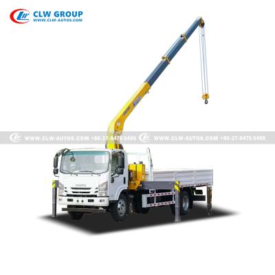 China Isuzu 700P 5-Ton Crane Truck with 5,000kg Lifting Capacity, 360° Rotation, and 10.5m Lifting Height for Construction and Logistics for sale