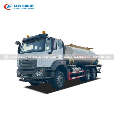 China Sinotruk HOWO 6x4 NX Asphalt Sprayer Truck with 15,000L Capacity, 371HP Diesel Engine, and Intelligent Spraying Control for sale