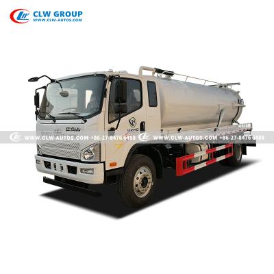 China Sinotruk HOWO 10,000L Vacuum Sewage Truck with Yuchai 160HP Engine and Carbon Steel Tank for Septic Cleaning for sale