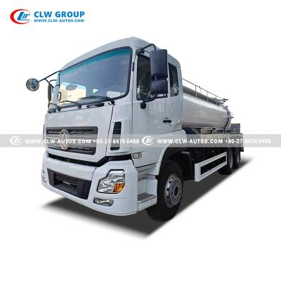 China Dongfeng 6x4 10,000L Carbon Steel Tank Sewage Suction Truck with 375HP Diesel Engine & High-Pressure Washing System for sale