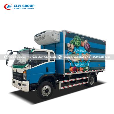 China Sinotruk HOWO Light Truck Refrigerated Van with Thermo King T880 Standalone Reefer and 6.5m Insulated Box for Cold Chain Logistics for sale
