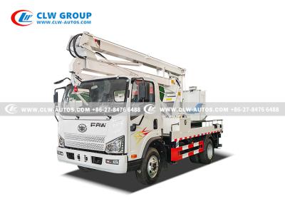 China FAW Jiefang 16m Articulated Aerial Work Platform with 600V Insulated Bucket and 4x2 Chassis for Electrical Maintenance for sale