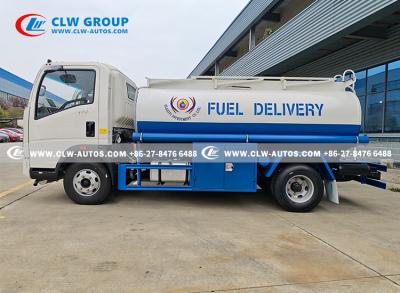 China HOWO 5m³ Fuel Dispenser Truck with 2pc Dispenser for sale