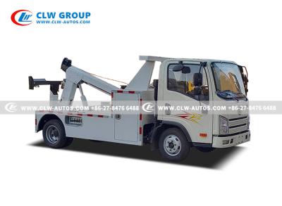 China FAW Tiger VR 4x2 Light Duty Wrecker Truck with 350kg Lifting Capacity and China VI Diesel Engine for Urban Towing for sale