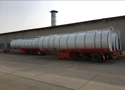 Cina caricamento materiale del bitume dell'asse 34CBM 3 del semirimorchio cisterna del carro armato caldo del acciaio al carbonio alto in vendita