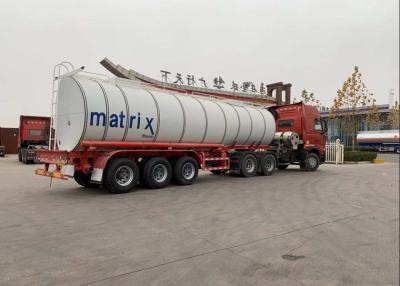 Cina caricamento materiale del bitume dell'asse 34CBM 3 del semirimorchio cisterna del carro armato caldo del acciaio al carbonio alto in vendita