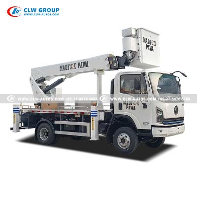 China Shacman 15-Meter Right-Hand Drive Aerial Work Platform with 250kg Dielectric Insulated Bucket for Live-Line Maintenance for sale