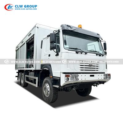 China Sinotruk HOWO 6x6 All-Wheel Drive Crude Oil Tanker with 371HP Diesel Engine and Carbon Steel Tank for Off-Road Logistics for sale
