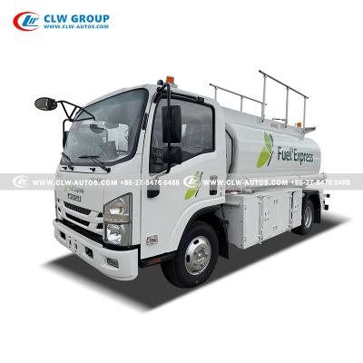 China ISUZU NPR 6,000L Fuel Bowser with 150HP Euro V Engine and Integrated Fuel Dispenser for Commercial Refueling for sale