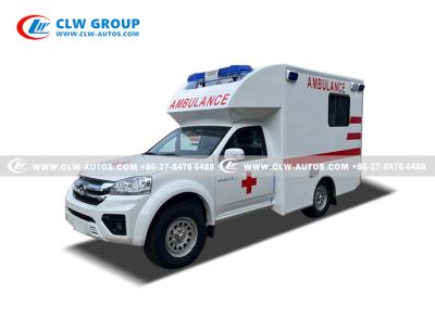 China Foton 4x4 All-Terrain Ward-Type Ambulance with Mitsubishi 210HP Engine & Customizable Medical Suite for sale