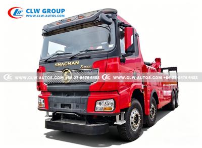 China Shacman X3000 420HP 8x4 Integrated Wrecker Truck for Heavy-Duty Recovery for sale