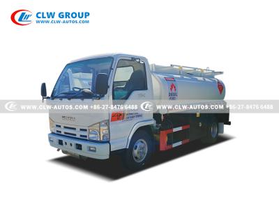 China ISUZU 100P RHD 4x2 5,000L Fuel Tanker Truck with 120HP Engine and Anti-Corrosion Tank for Mobile Refueling for sale