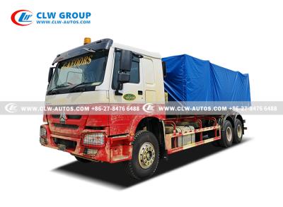 China Sinotruk HOWO RHD 6x4 25-Ton Hook Lift Garbage Truck with Weichai 400HP Engine for Heavy-Duty Waste Collection for sale