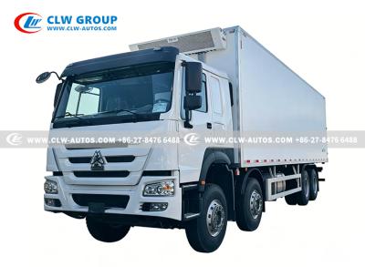 China HOWO 8x4 Refrigerated Truck with 20-30 Ton Payload, 400HP Engine, and 58.8m³ Cargo Volume for Cold Chain Logistics for sale