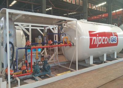 China Large Capacity Mobile Lpg Filling Station , 10 Tons Bulk Propane Storage Tanks for sale