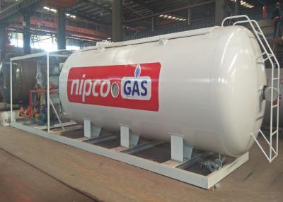 China Large Capacity Mobile Lpg Filling Station , 10 Tons Bulk Propane Storage Tanks for sale
