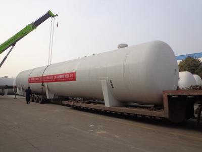 China ASME 200cbm Transporting Large Propane Tanks , SA516 Bulk Truck Fuel Tanks for sale