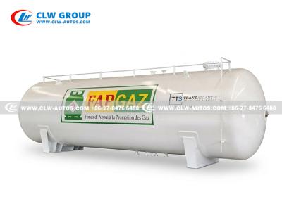 China 50CBM 25Ton Carbon Steel Horizontal LPG Storage Tank for Conakry Guinea for sale